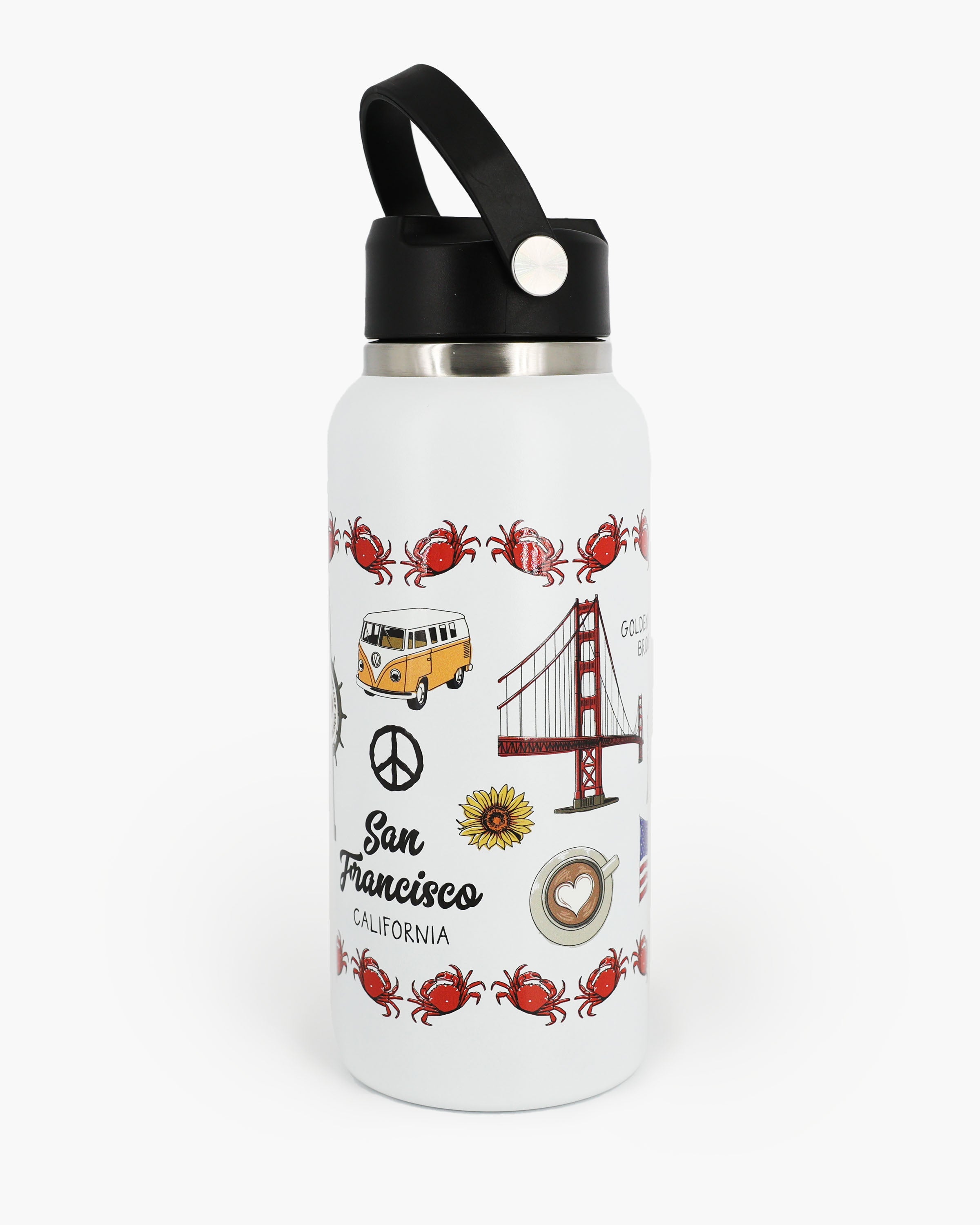 Bay Area Icons Water Bottle – SF Citywear