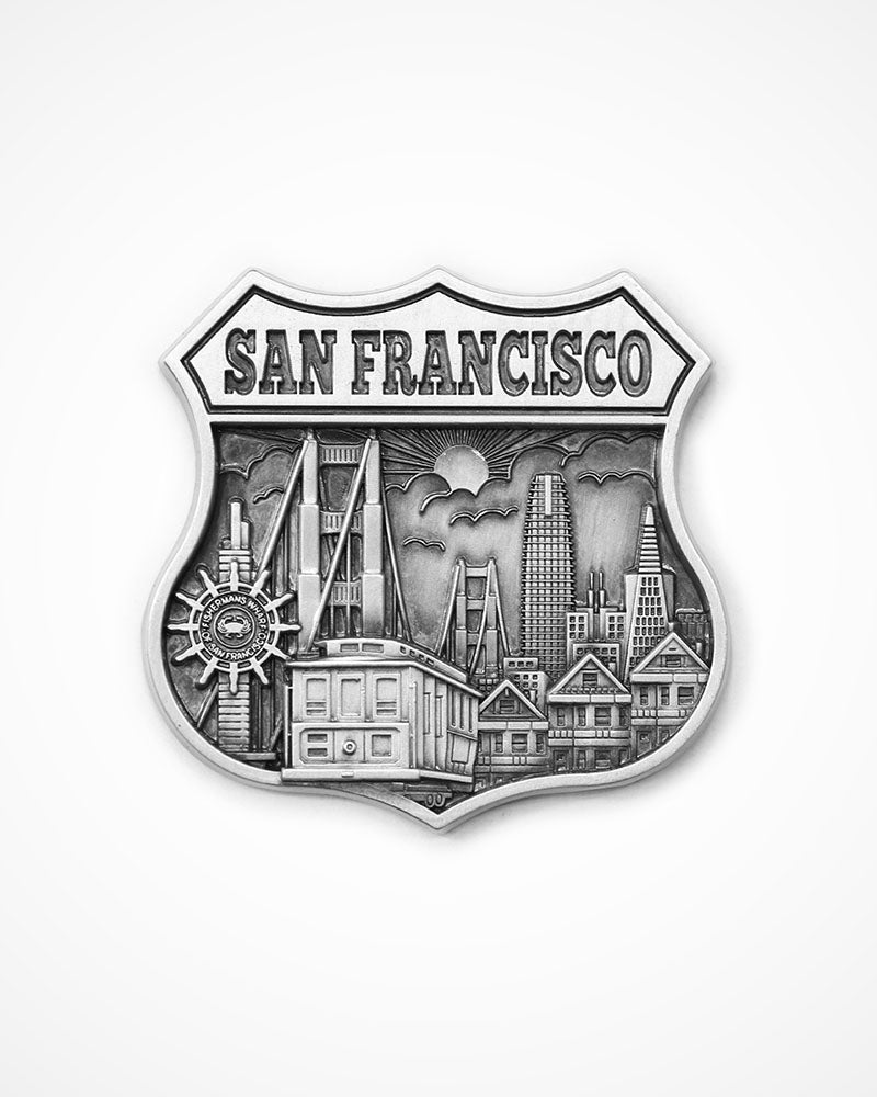 SF Badge Magnet – SF Citywear