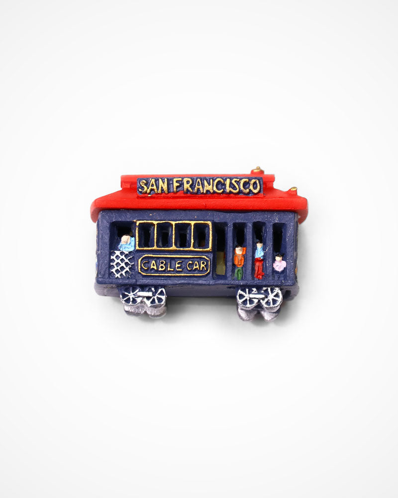 Mini Cable Car Magnet – SF Citywear