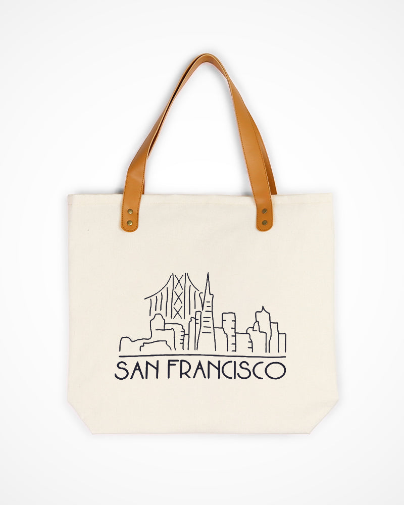 SF Skyline Tote Bag – SF Citywear
